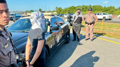 Queers for Palestine protesters arrested for blocking Disney World exit ...