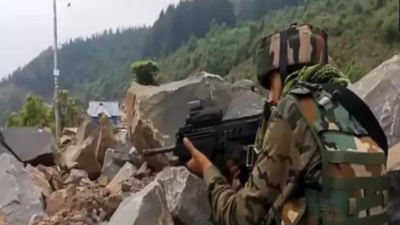 Army opens fire on suspected Pakistani drone along LoC in J-K's Rajouri | India News - Times of ...