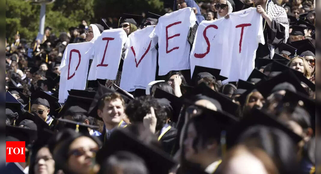 Campus protests over Israel-Hamas war scaled down during US ...