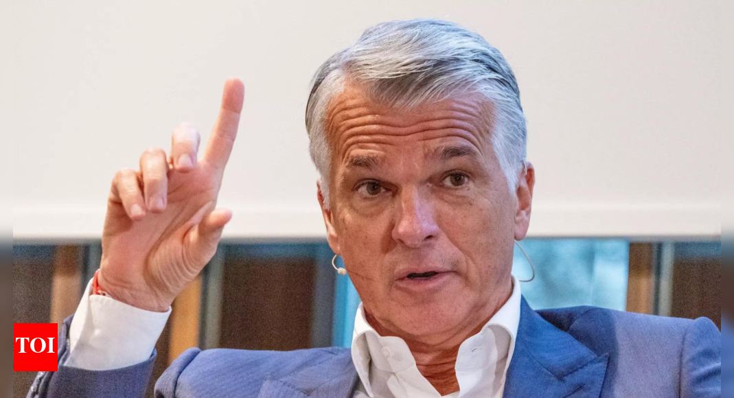 UBS CEO warns about risk of delays to tech integration - Times of India