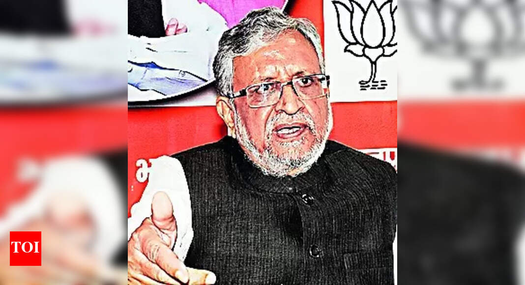 Former deputy CM Sushil Modi, 72, dead | Patna News - Times of India