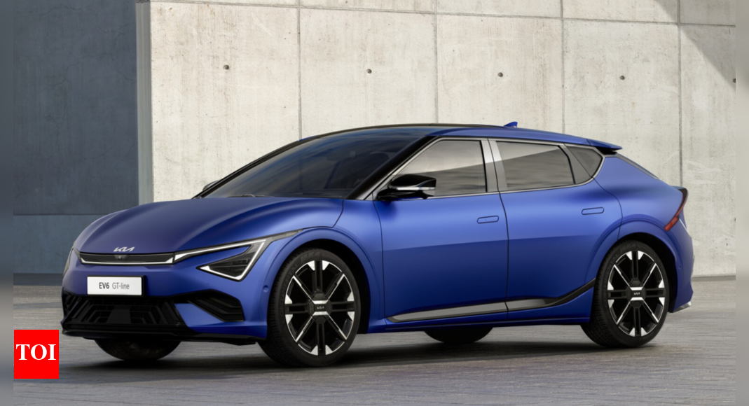 Kia EV6 facelift revealed globally: Gets new design, bigger battery and more range - Times of India