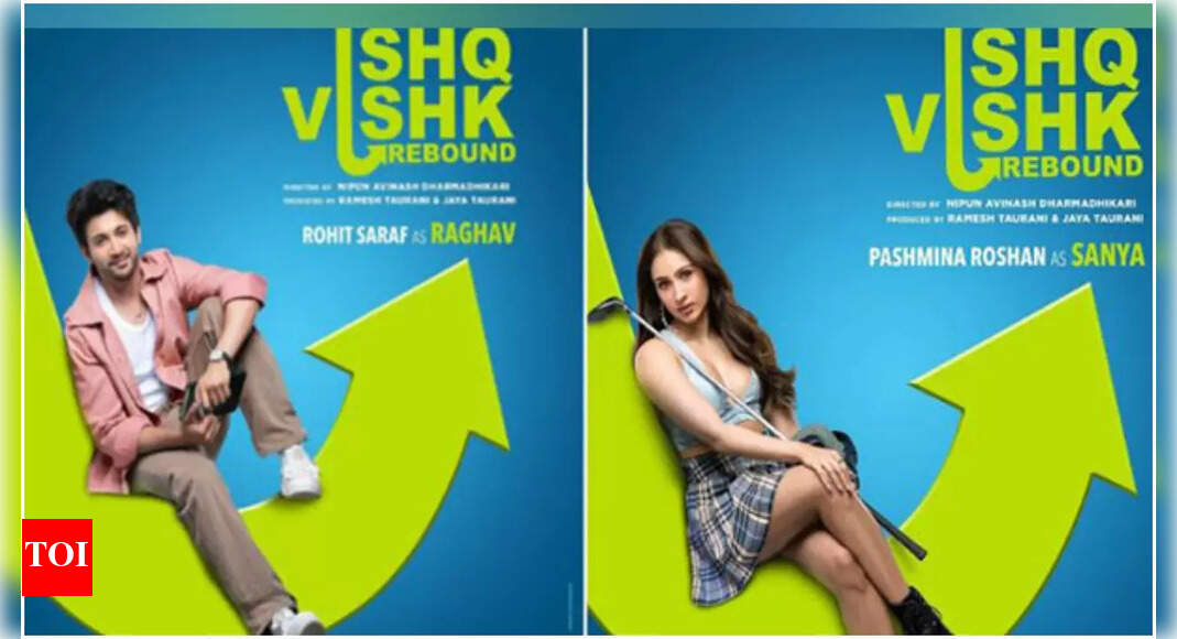 Rohit Saraf and Pashmina Roshan's first look posters from 'Ishq Vishk ...