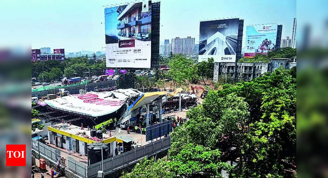 Hoarding Crash: Firm’s billboards certified ‘stable’ in April ’23 ...