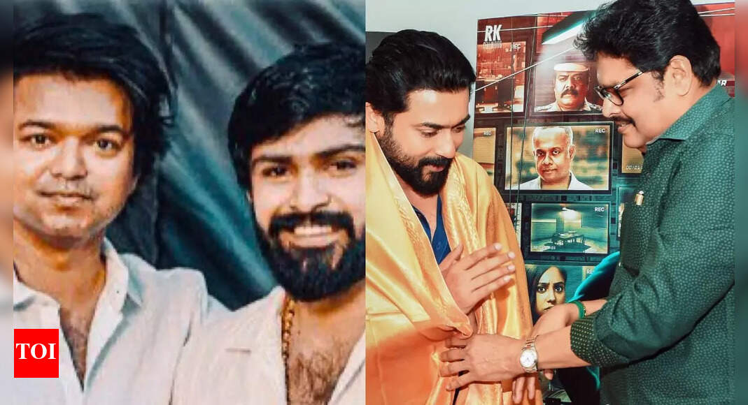 Rajinikanth, Kamal Haasan, Vijay, and Suriya come together to support Vikraman's upcoming film ...