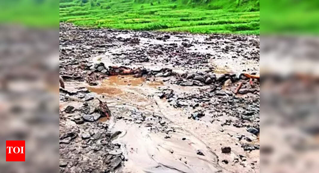 Four days later, water still flowing out of Lambadug hydro power ...