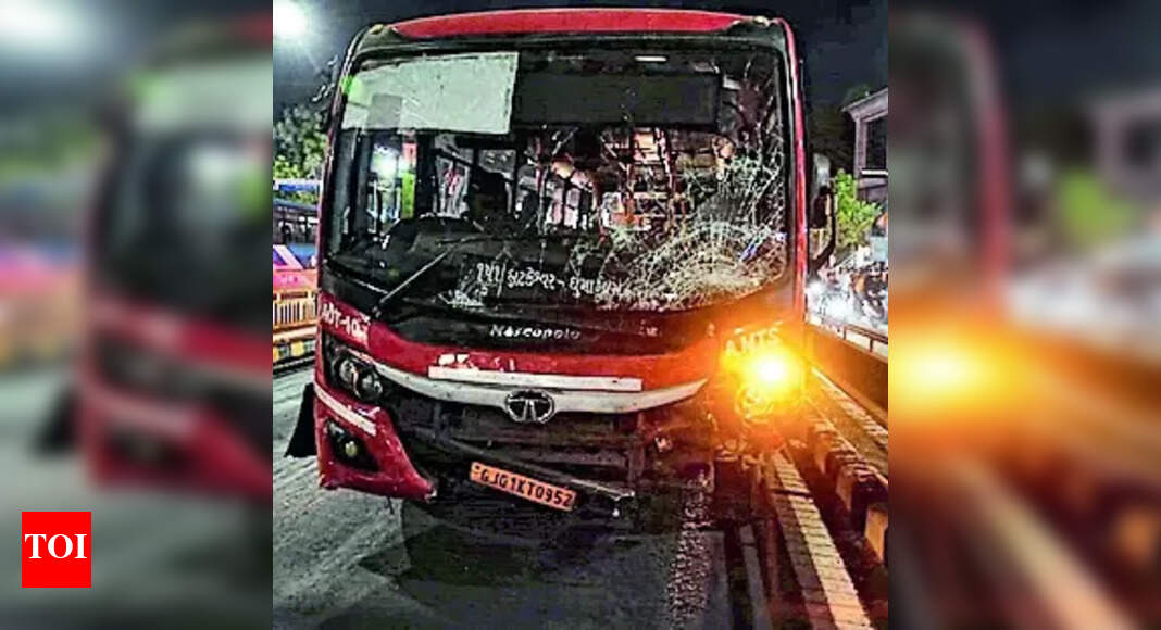 AMTS Bus: AMTS bus speeds to be limited to 40kmph | Ahmedabad News ...