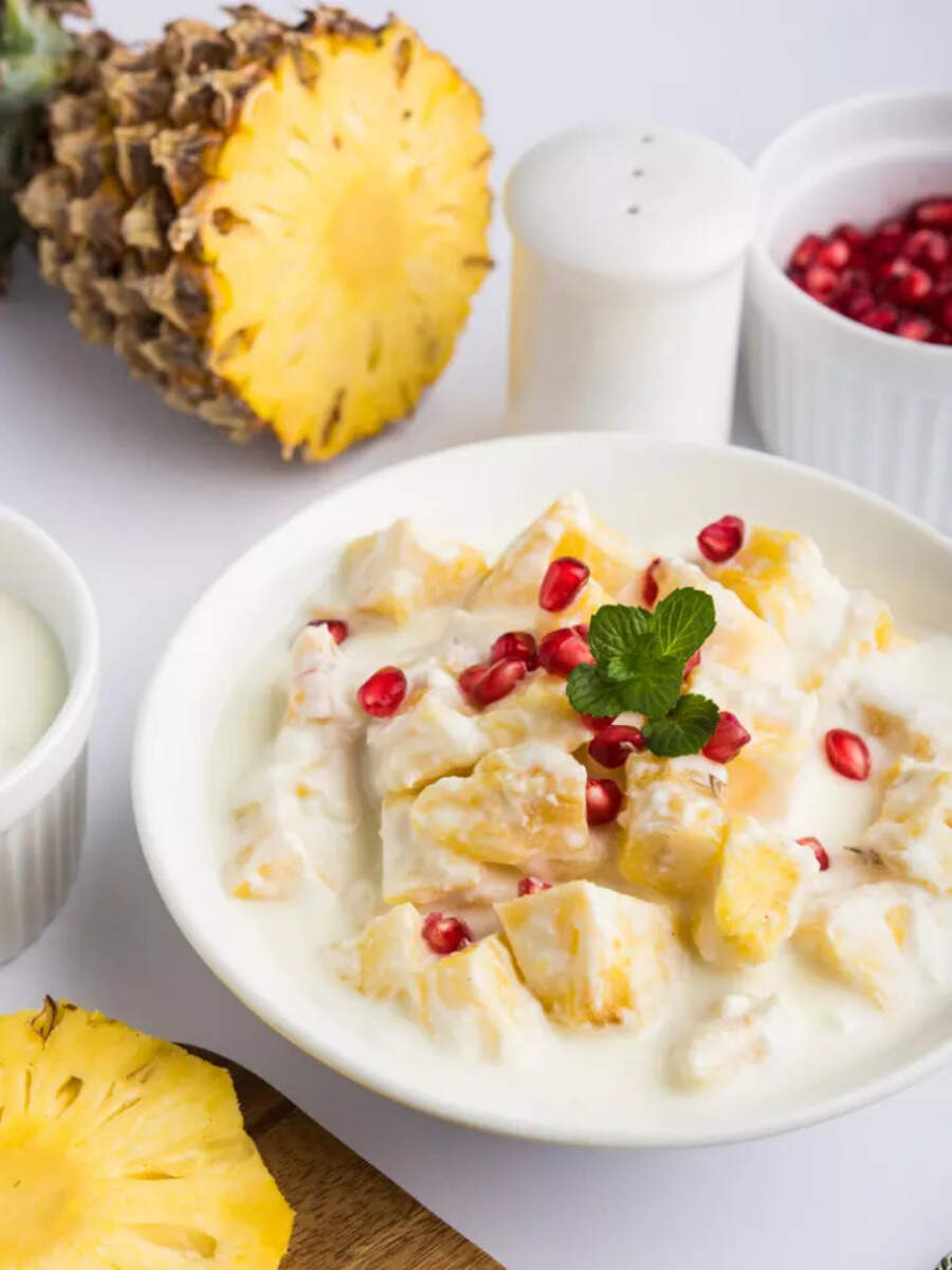 How to make Pineapple and Pomegranate Raita at home | Times of India