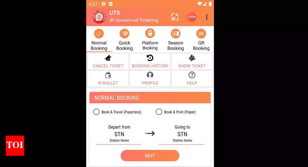 How to book train tickets via UTS app according to new rules; read on ...