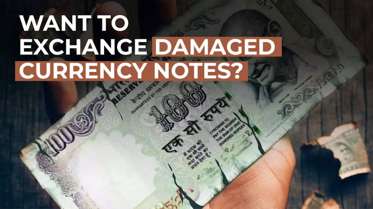 How To Stick Torn Currency Notes
