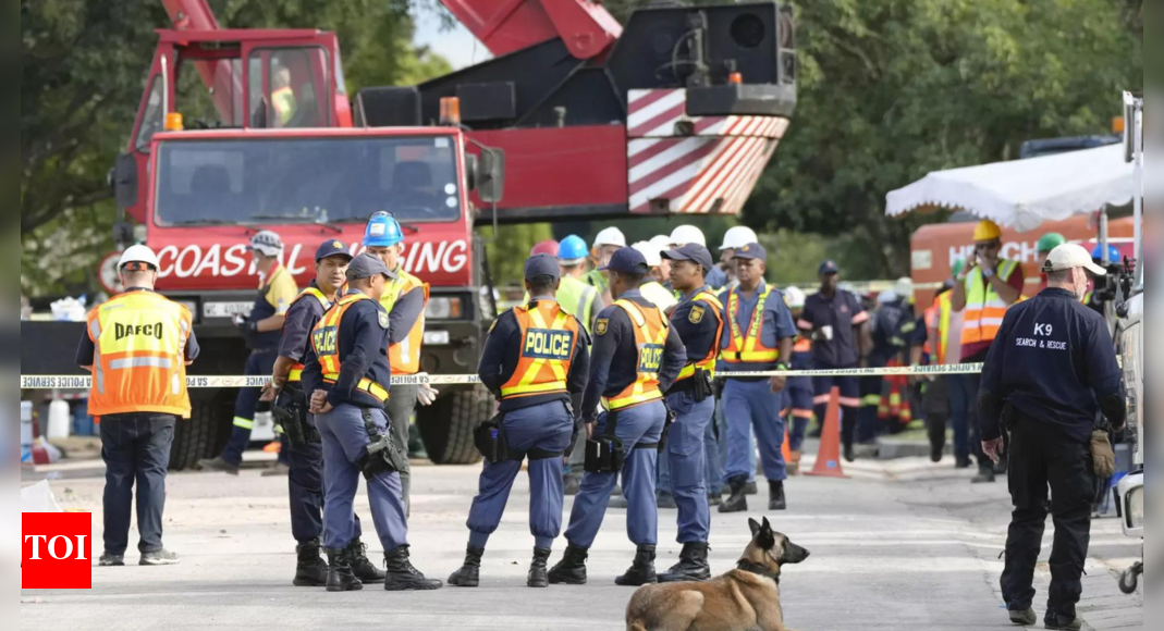 South Africa ends deadly building collapse rescue - Times of India