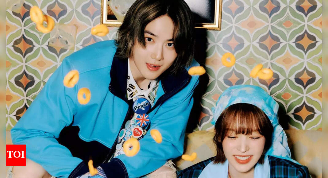 EXO's Suho and Red Velvet's Wendy are captured together in the newest ...