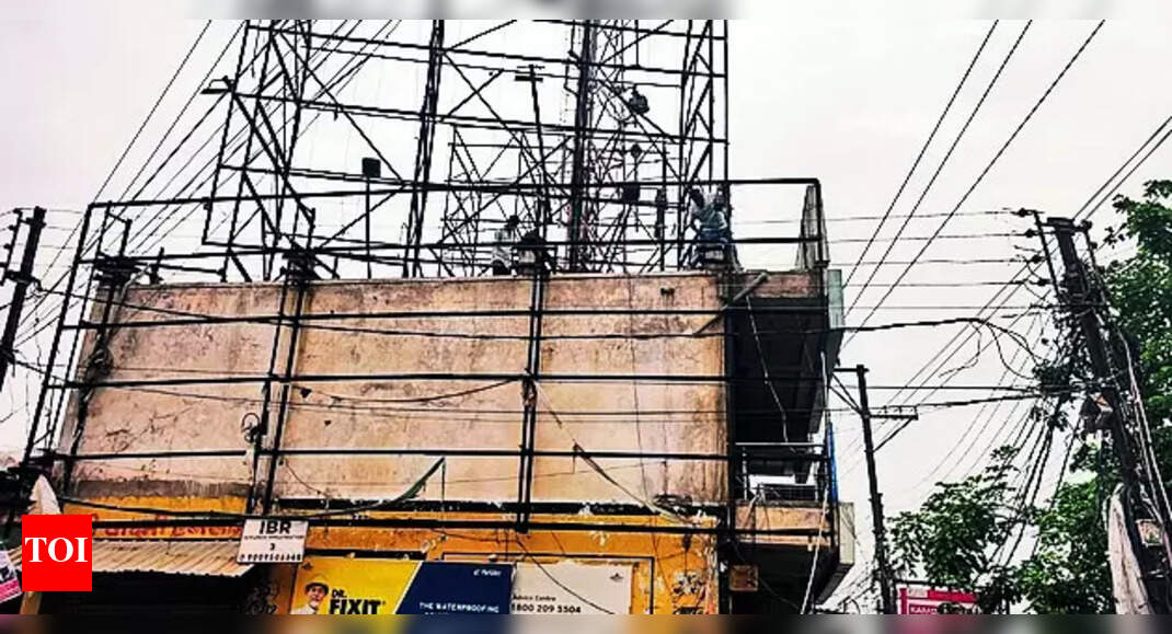 Hoarding Stability Assessment: RMC inspection to assess stability of advt hoardings | Raipur ...