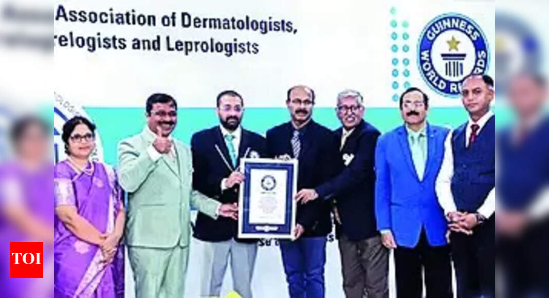 Derma Awareness: IADVL sets record for derma awareness | Ranchi News ...