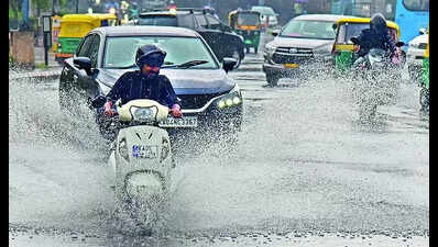 22 villas affected as SWD block sees enclave street flooded in ...