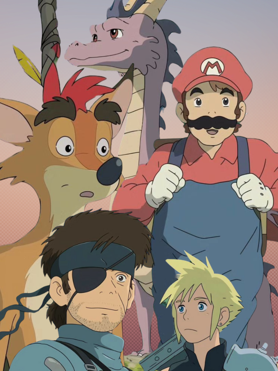 AI Imagines Video Game Characters In Studio Ghibli Movies: Super Mario ...