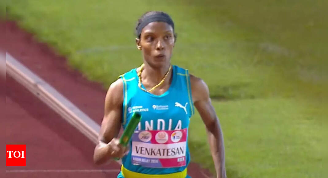 Indian mixed 4x400m relay team sets national record while winning gold ...