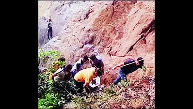 Close call: Man rescued after 200 feet fall in Maharashtra's Matheran ...