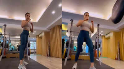 Samantha Ruth Prabhu shares a daring video of her high leg kick from ...