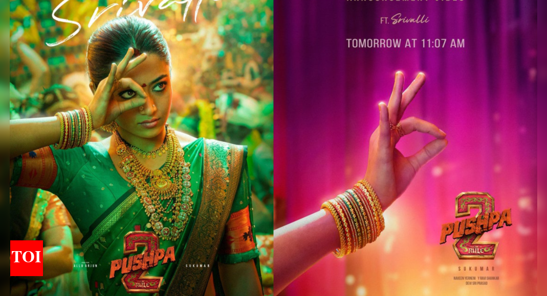 Allu Arjun starrer 'Pushpa 2: The Rule' makers announce second single featuring Rashmika ...