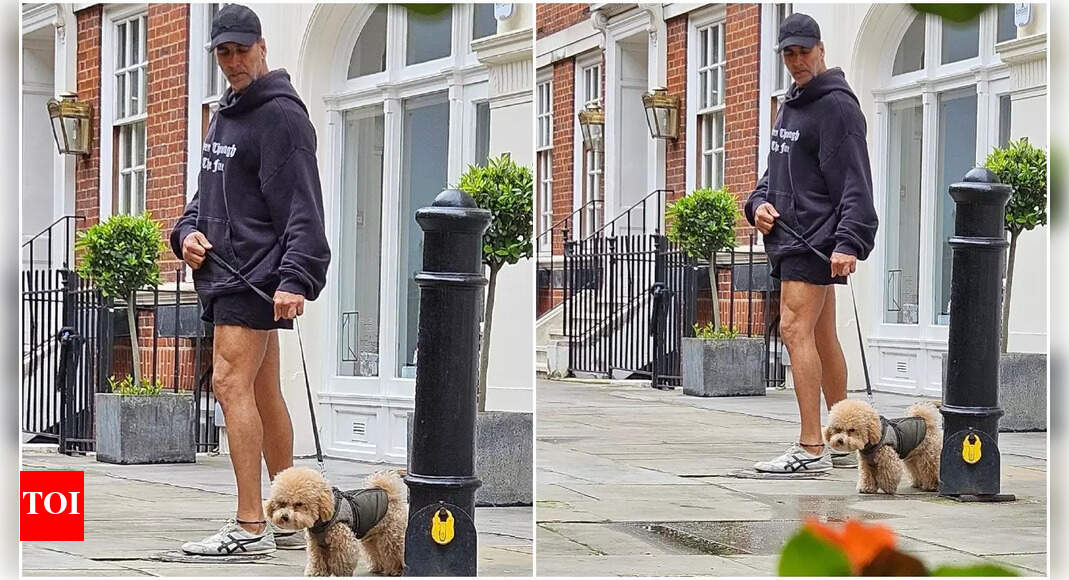 Akshay Kumar gives fans a peek into his London vacation with furry ...