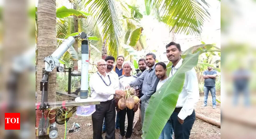 Goa’s Cocobot: Patented Automated Coconut-Plucking Device Revolutionizes Harvesting | Goa News ...