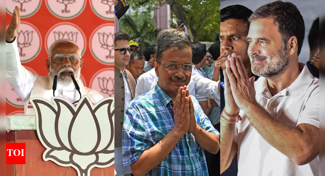 BJP, INDIA bloc in unprecedented direct fight; Delhi all set for Lok ...