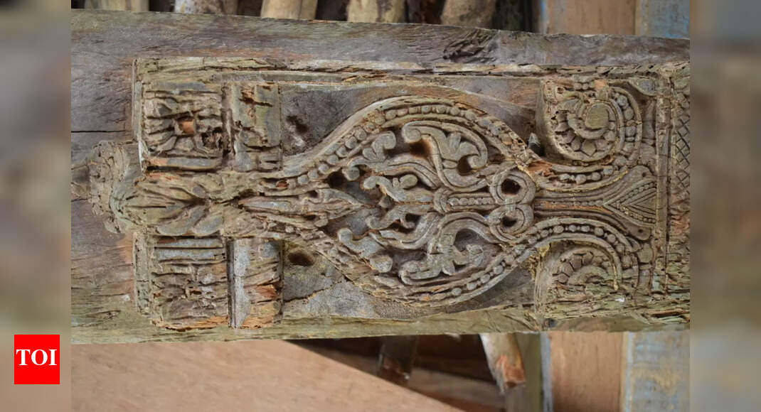 12th century wood carvings dumped out of Zarme temples during revamp ...