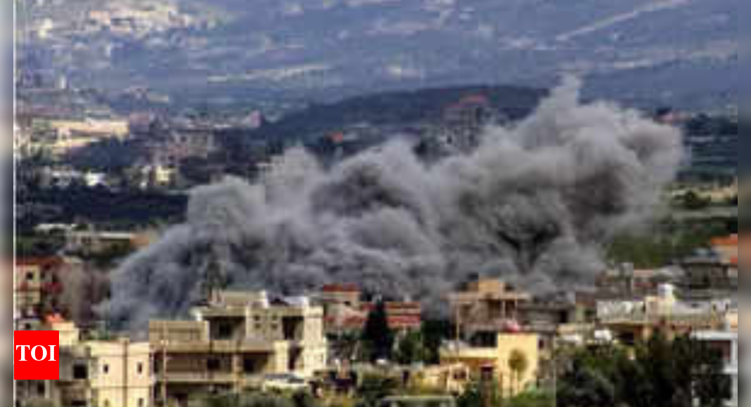 Israeli strikes kill eight people in southern Lebanon - Times of India