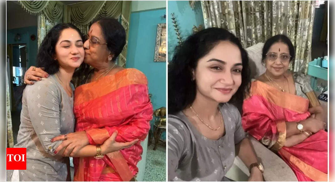Actress Rajini visits veteran actress Hema Choudhry; Updates fans on ...
