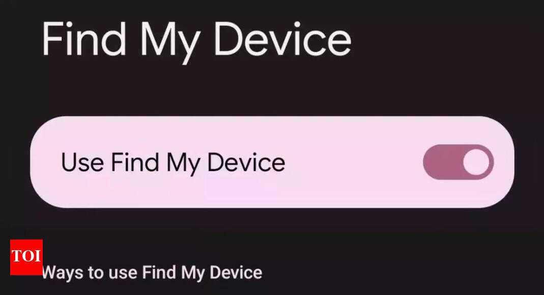 How Google may improve Find My Device app experience on Android - Times ...