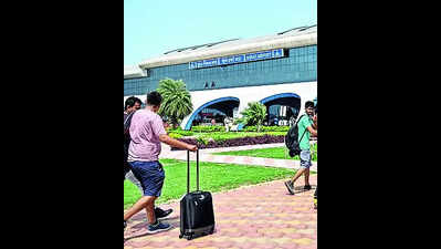 IndiGo Goa-Surat Flight Bird Hit Incident | Surat News - Times of India