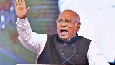 BJP's '400 paar' claim 'bakwas', won't cross 200 seats: Mallikarjun Kharge | India News - Times ...