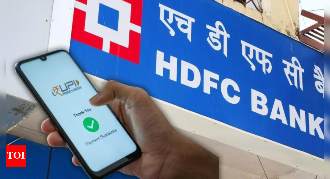 HDFC to stop SMS alerts for UPI payments below Rs 100 - Times of India