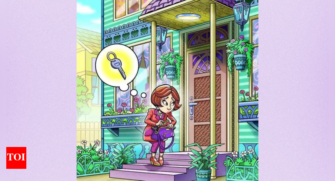 Brain Teaser: Can you find the missing key for the lady? | - Times of India