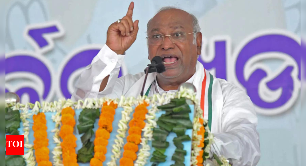 CM Naveen Patnaik himself to blame for BJP remark: Kharge | India News - Times of India