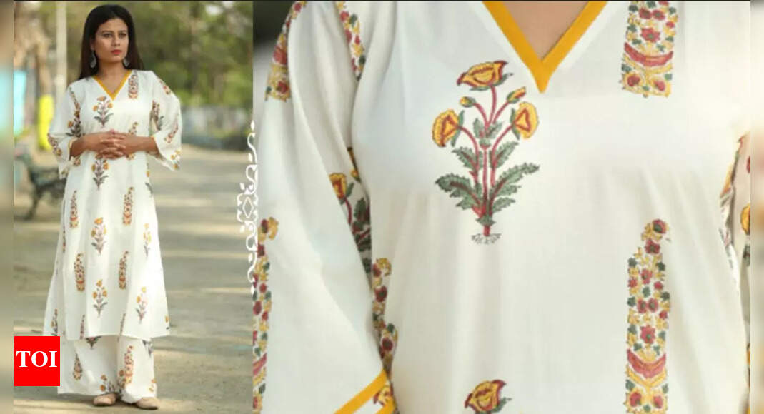 Best Block Print Kurta Sets For A Stylish Voyage This Season - The ...