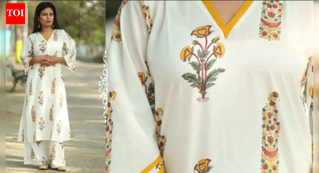 Best Block Print Kurta Sets For A Stylish Voyage This Season - The ...