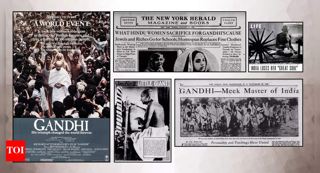 How well did the world know Gandhi before 1982? | India News - Times of ...