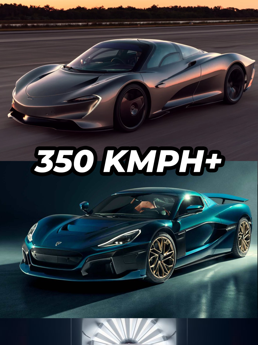 5 Cars That Can Cross 350 Kmph Top Speed, Rimac Nevera, Hennessey Venom ...