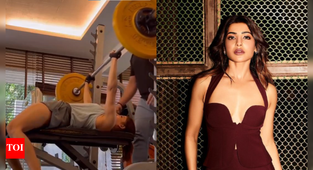 Samantha Ruth Prabhu lifts 42 kgs; says 'The struggle is real' | - Times of India