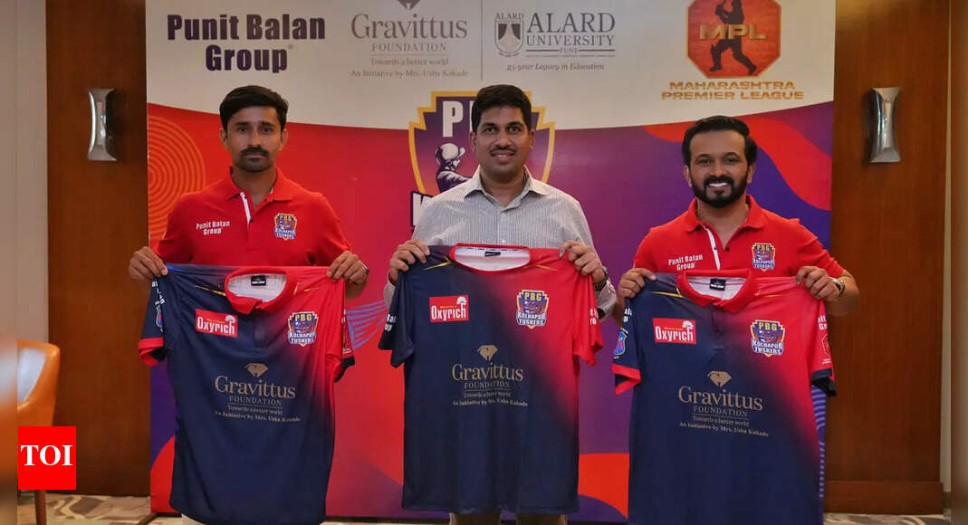 Maharashtra Premier League Cricket: Punit Balan Group-owned Kolhapur Tuskers unveil team jersey ...