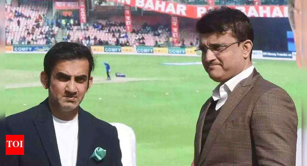 Sourav Ganguly backs Gautam Gambhir for Team India coach role | Cricket News - Times of India