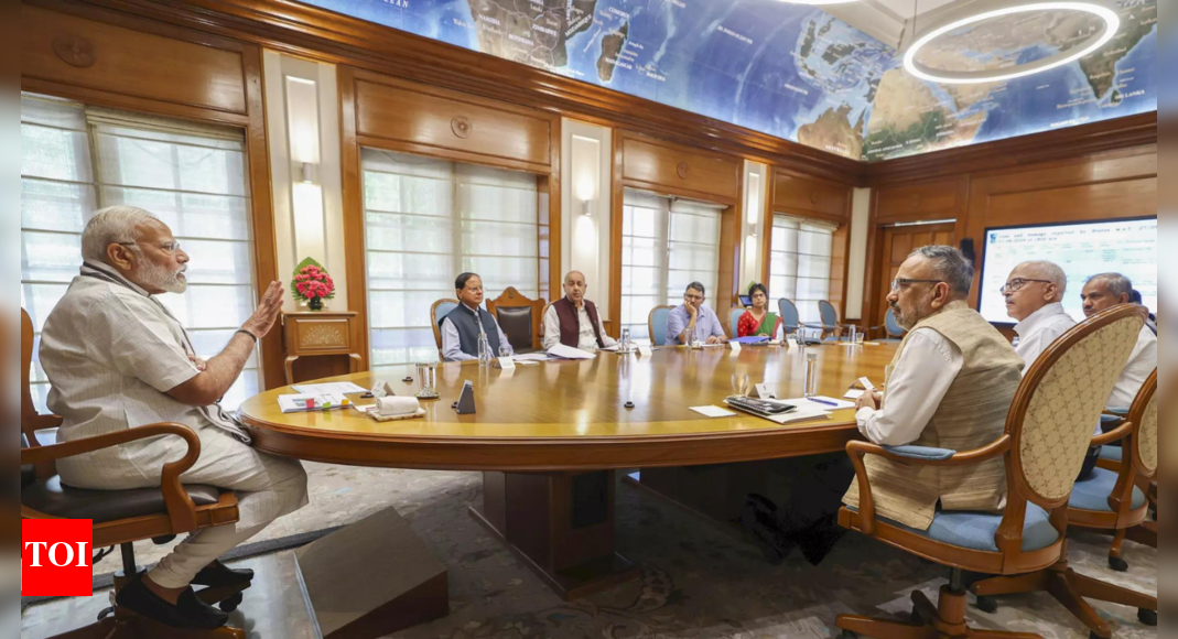 PM Modi chairs review meets on heatwave, monsoon progress | India News - Times of India