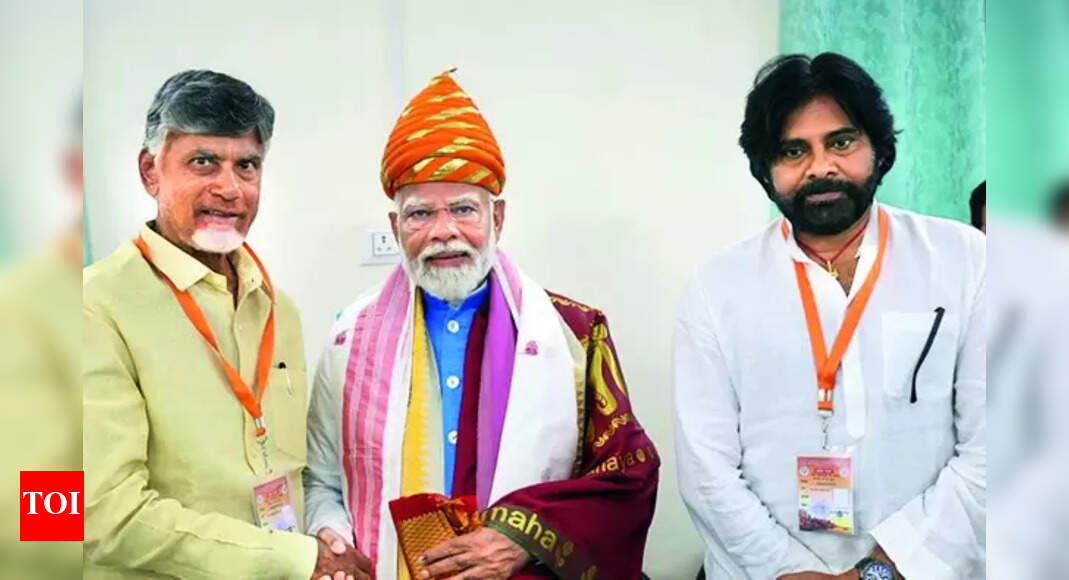 Exit Polls: NDA partners jubilant over exit poll | Vijayawada News ...