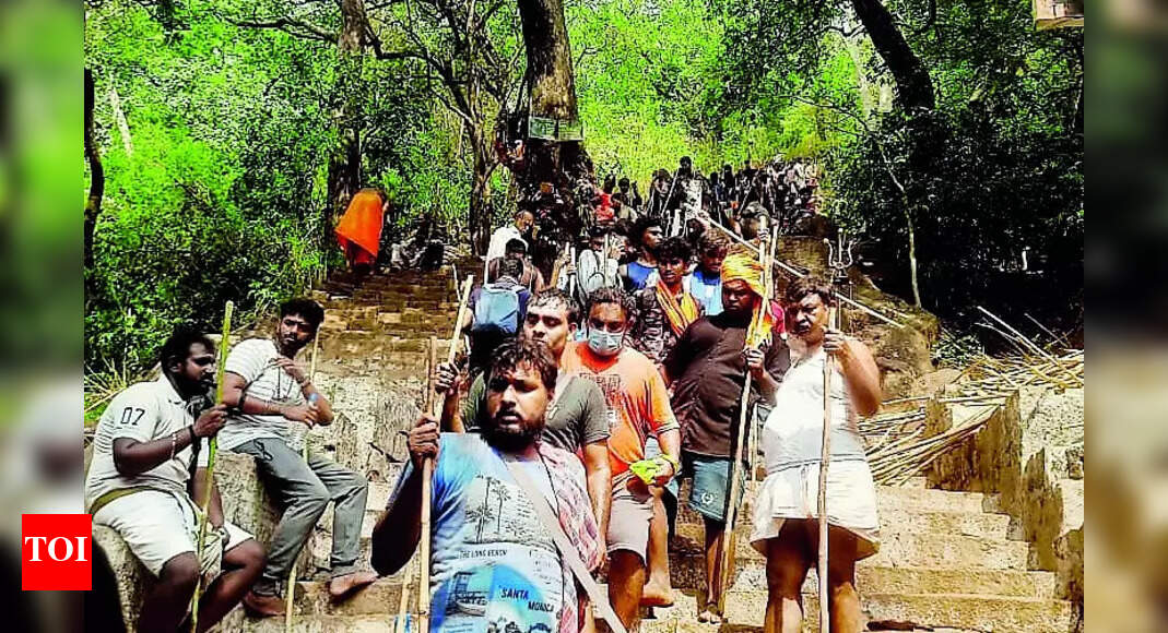 Velliangiri Hills: Over 2.5 lakh devotees trek Velliangiri this year ...