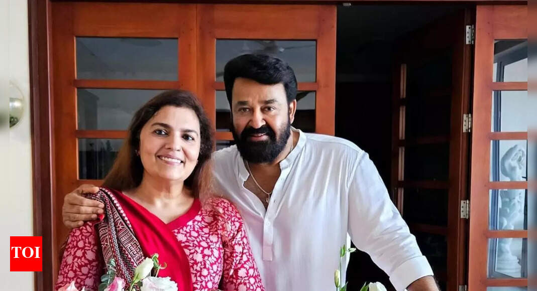Mohanlal celebrates wife Suchitra's birthday with a heartwarming gift ...