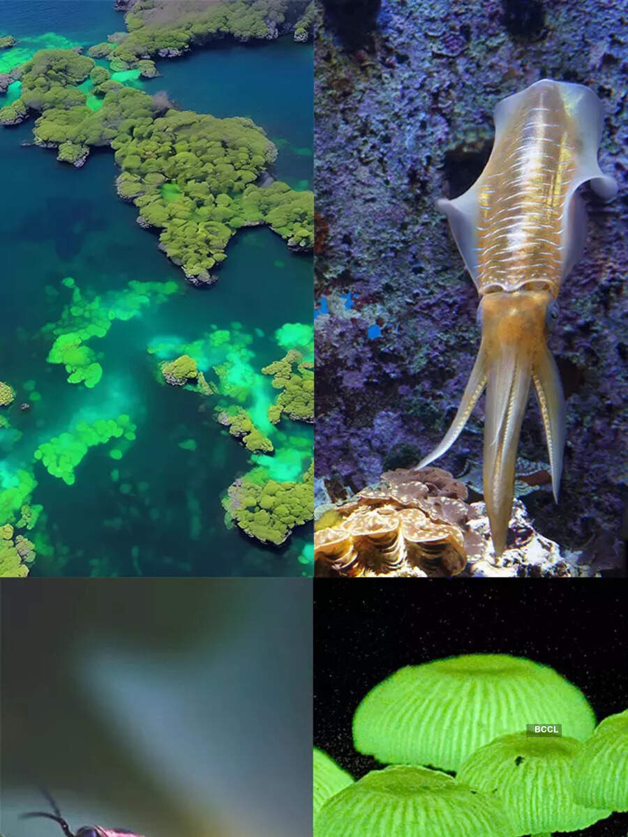 Animals that naturally glow in the dark | Times of India