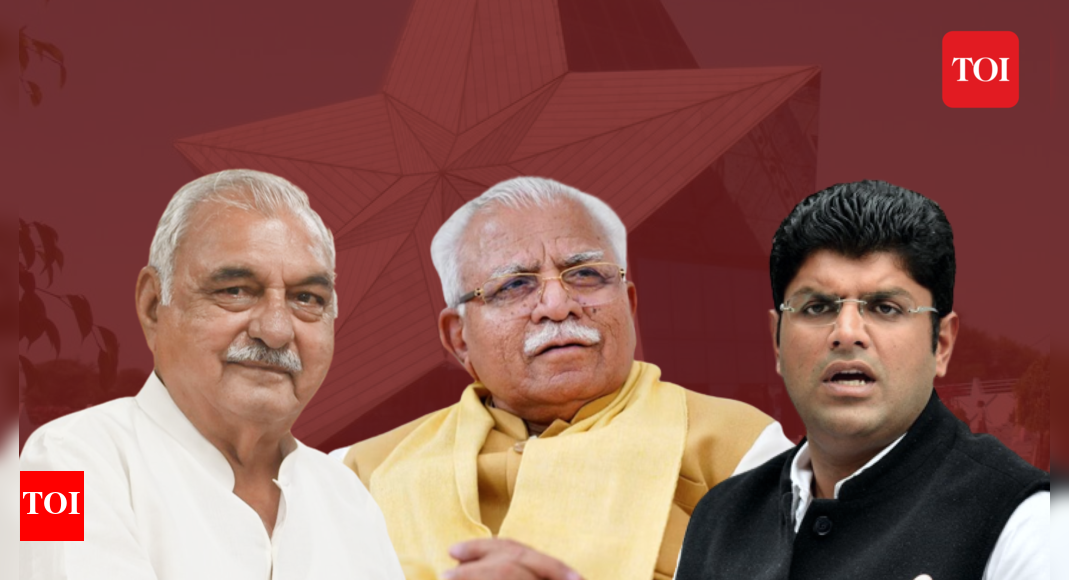 Haryana Election Results 2024 Highlights: BJP, Congress tie with 5 seats in Haryana - The Times ...