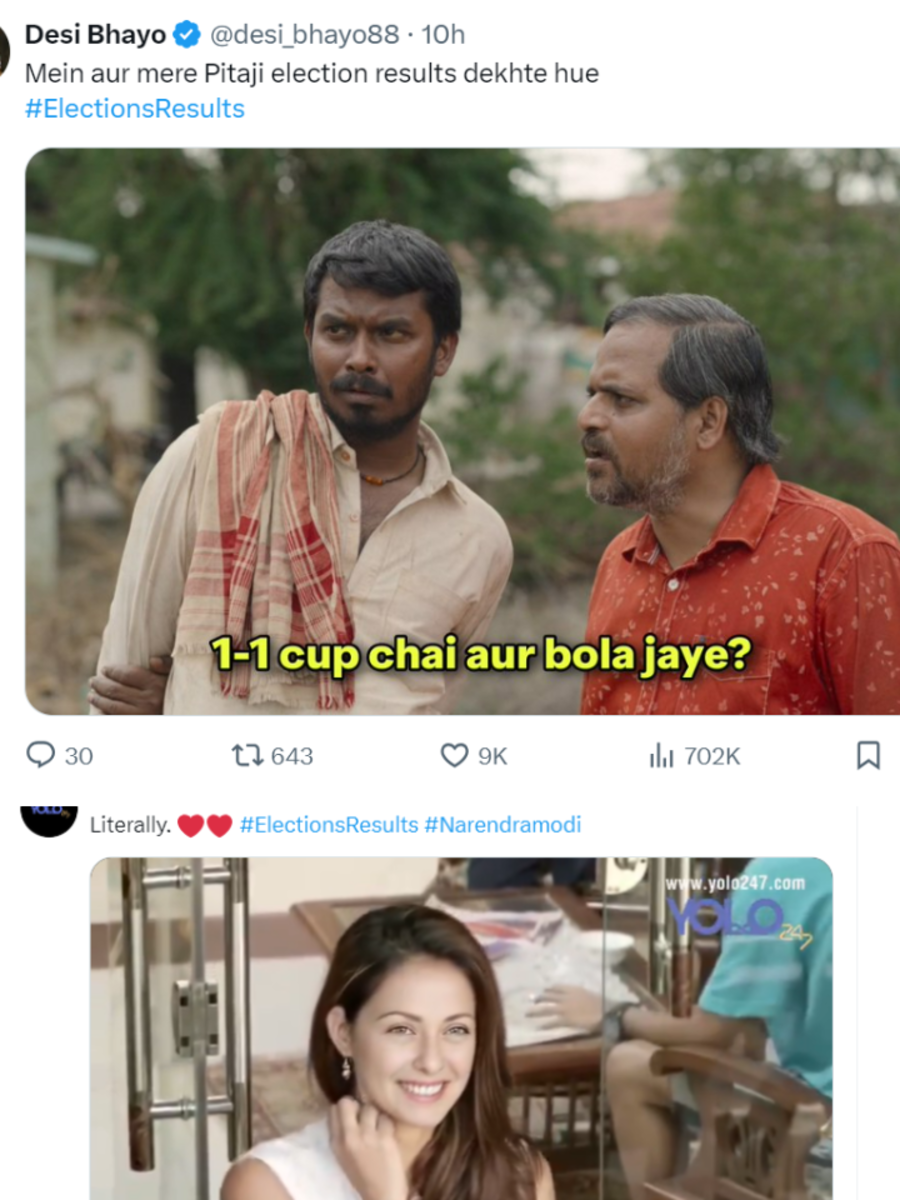 Most Hilarious Memes On Lok Sabha Election Results 2024 | Times Now